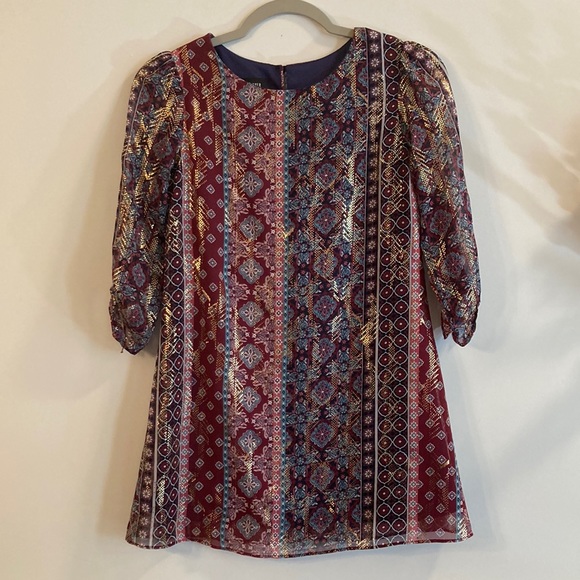 Amy Byer | Dresses | Amy Byer Girls Multi Colored 34 Sleeves Dress Size ...